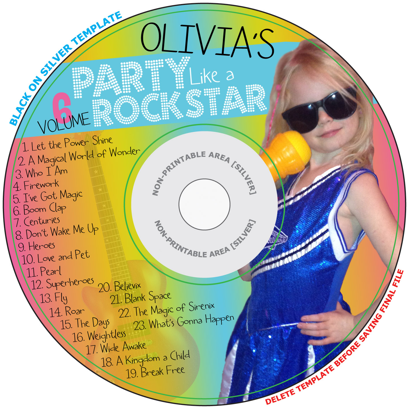 Party Favor for Kids Birthday - DIY Custom CDs - Busy Loving Life