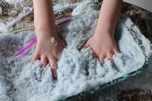 Steve Spangler Science Club Instant Snow Experiment - Busy Loving Life